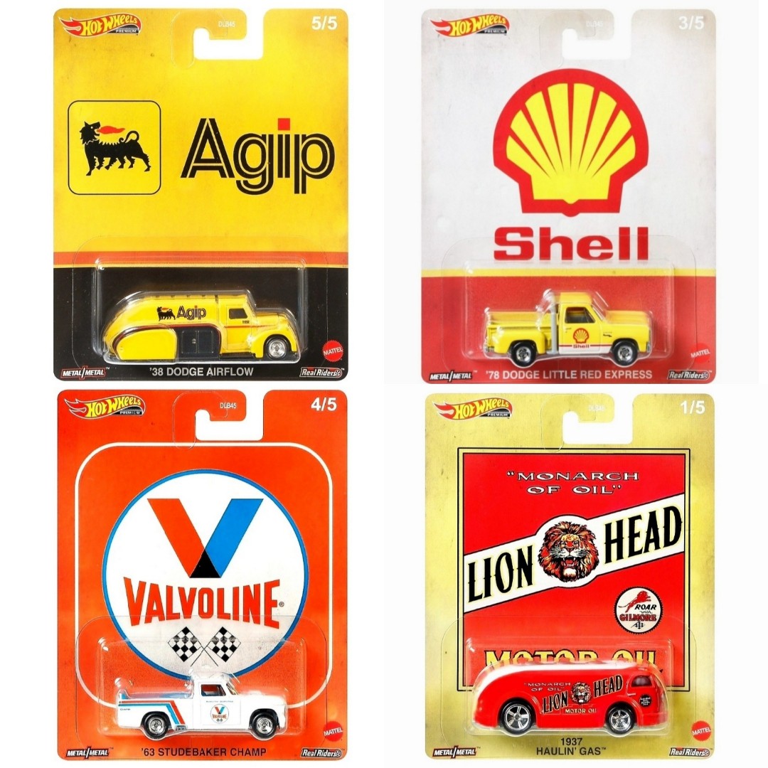 Hot Wheels Premium Pop Culture Fuel Vintage Oil Lion Head 1937 Haulin ...