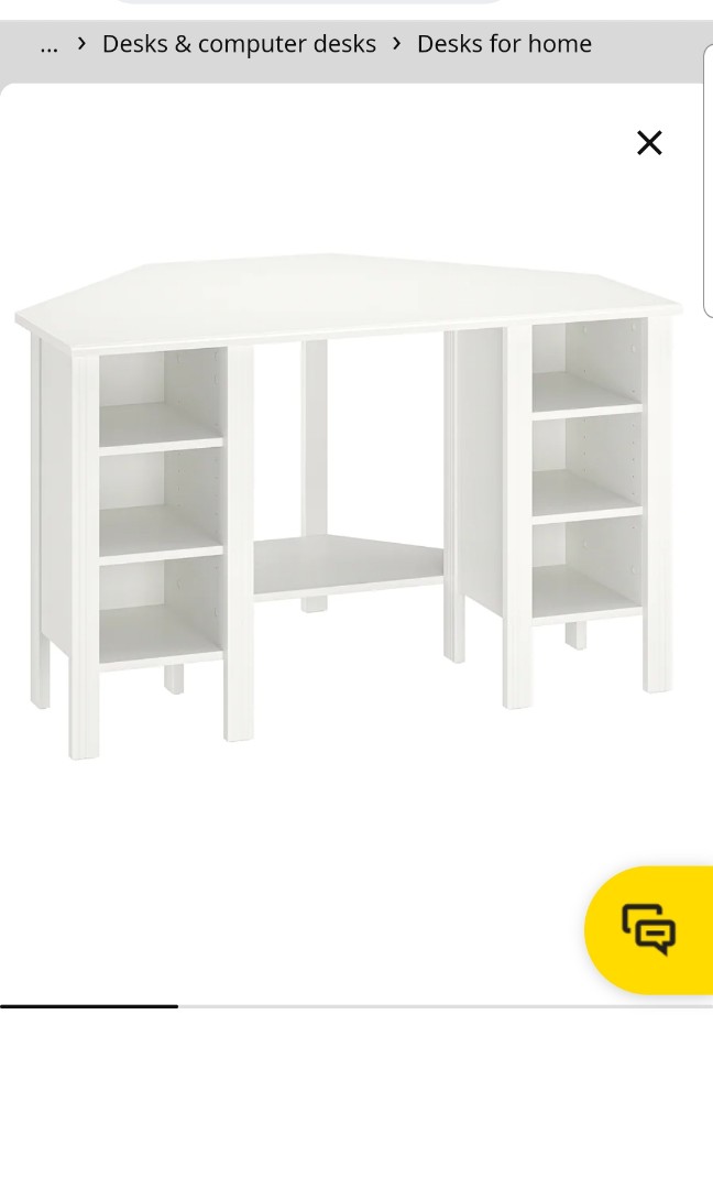 Ikea corner table, Furniture & Home Living, Furniture, Tables & Sets on ...