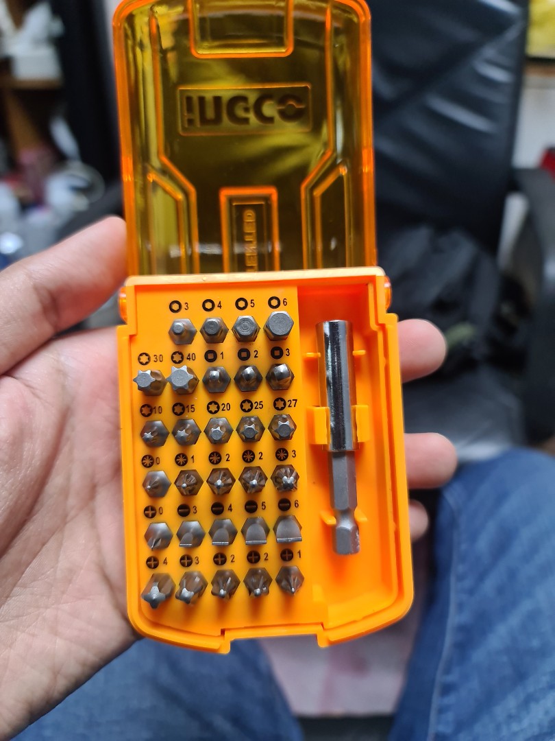Ingco Screwdriver Bit Set, Furniture & Home Living, Home Improvement ...