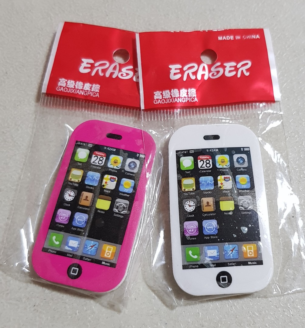 Iphone Eraser, Hobbies & Toys, Stationery & Craft, Stationery & School ...