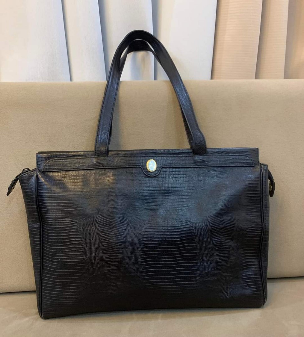 Lancetti Leather Tote Bag, Luxury, Bags & Wallets on Carousell