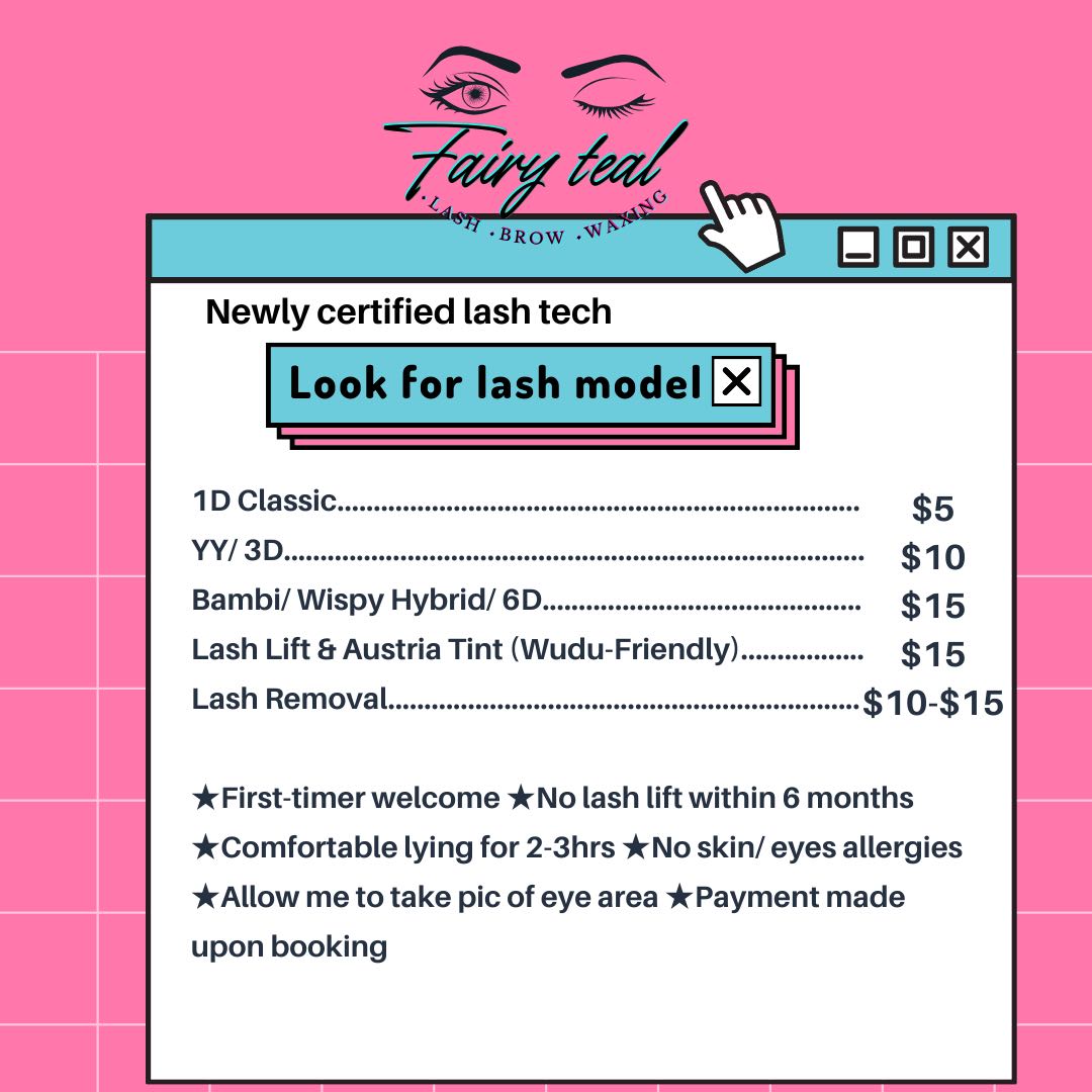 LASH MODELS, Bulletin Board, Looking For on Carousell