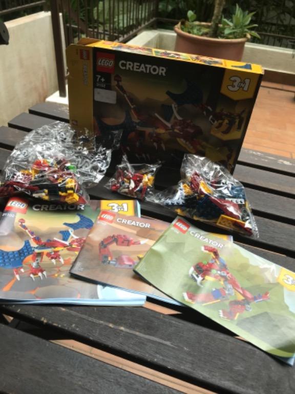 LEGO Creator 31102 Fire Dragon 3 in 1, Hobbies & Toys, Toys & Games on ...