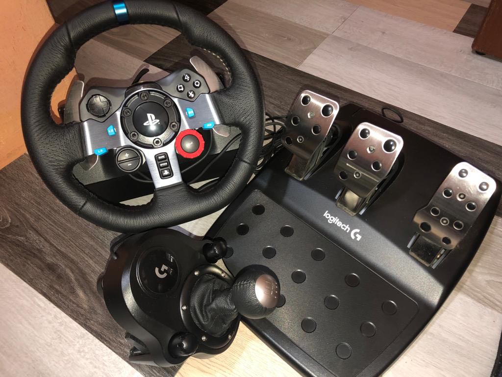 Logitech G29 Driving Force with G driving Shifter, Video Gaming, Video ...
