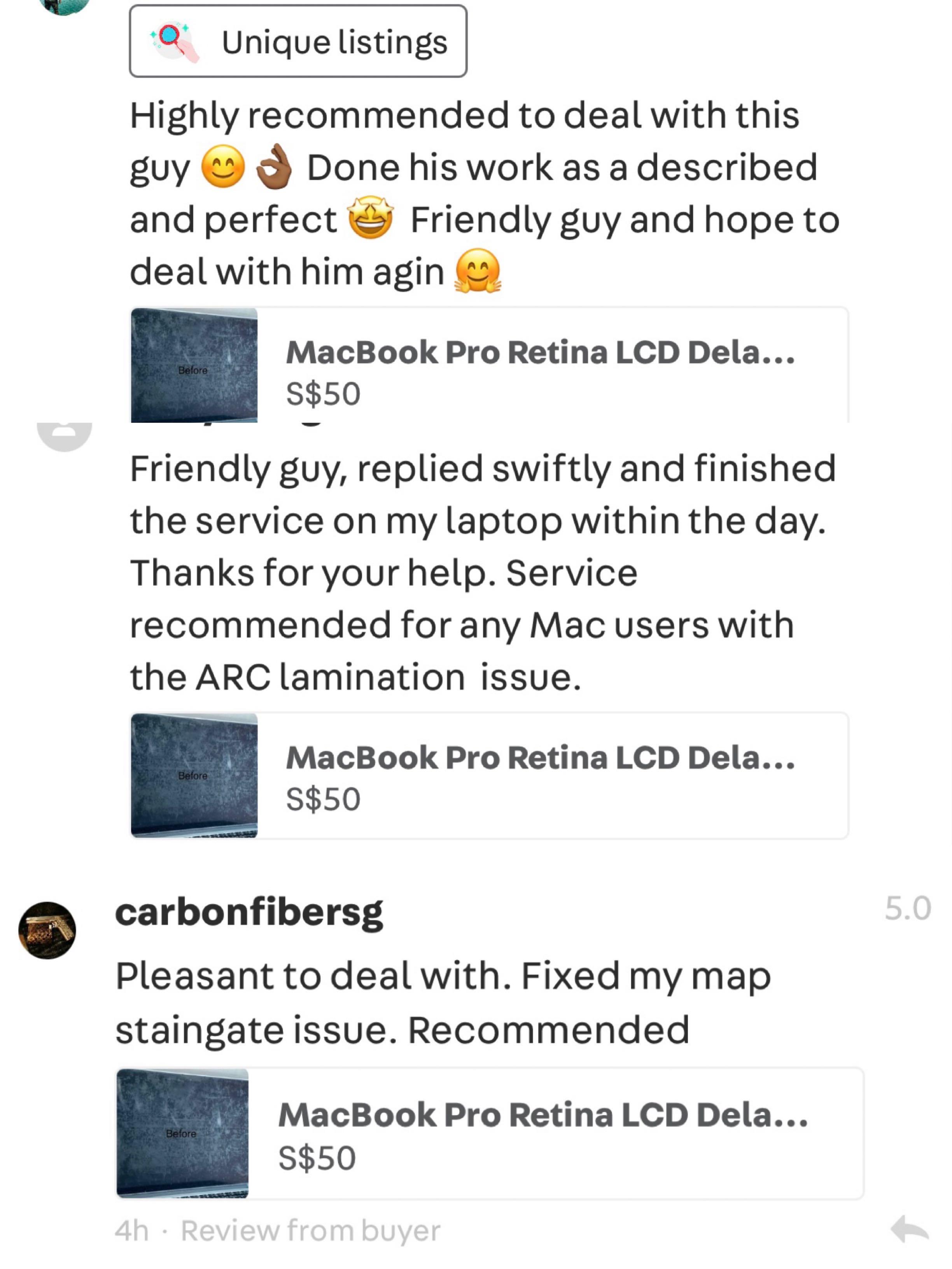 MacBook Pro Retina LCD Delaminated/Patchy Screen Fix, Computers & Tech ...