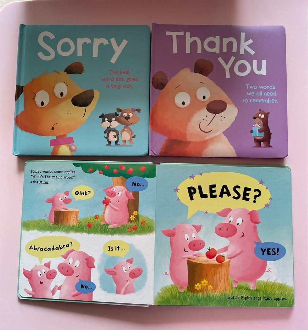 Manners Book Series (Please, Thank You, Sorry), Hobbies & Toys, Books ...