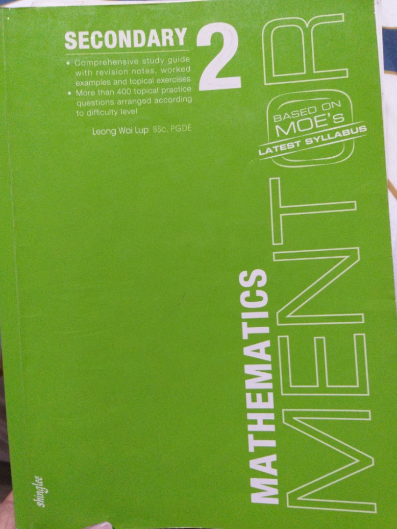 Mentor Math topical assessment book (sec 1-2), Hobbies & Toys, Books ...