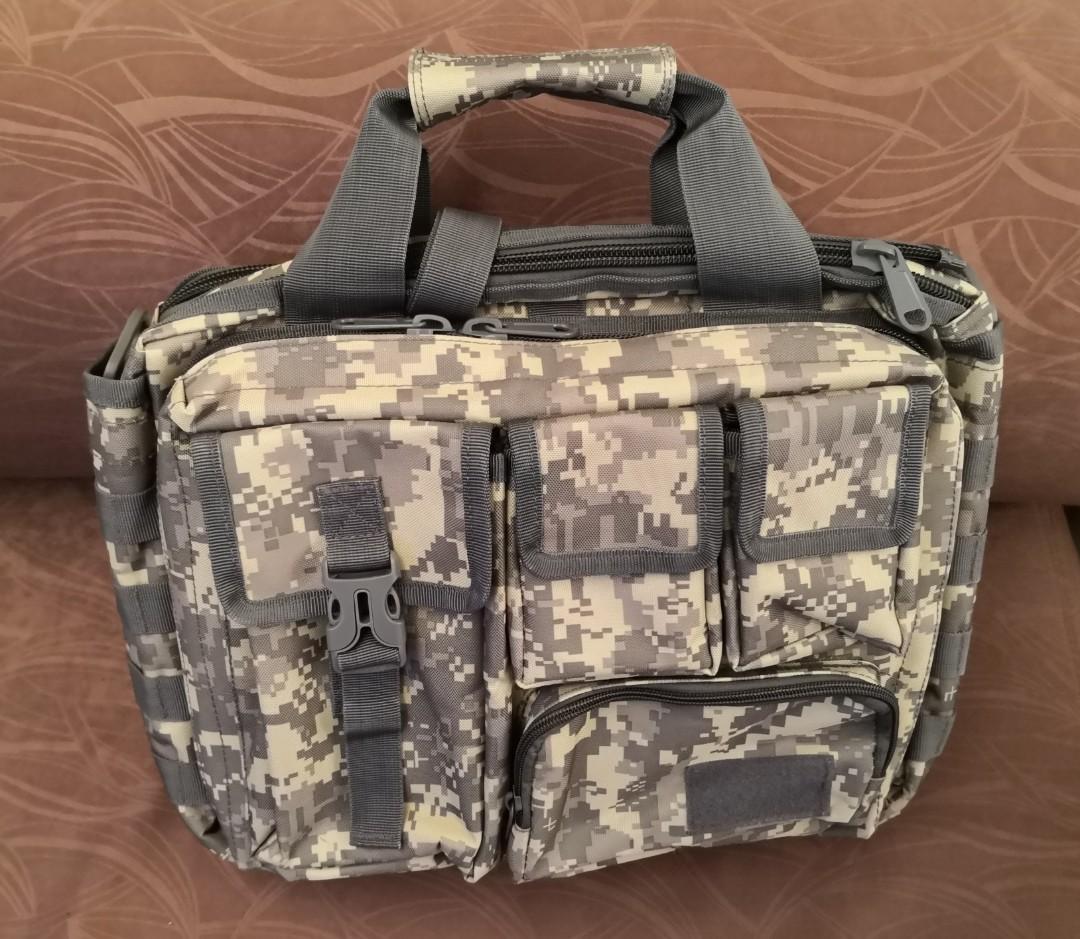 Military MOLLE Laptop Bag, Men's Fashion, Bags, Backpacks on Carousell