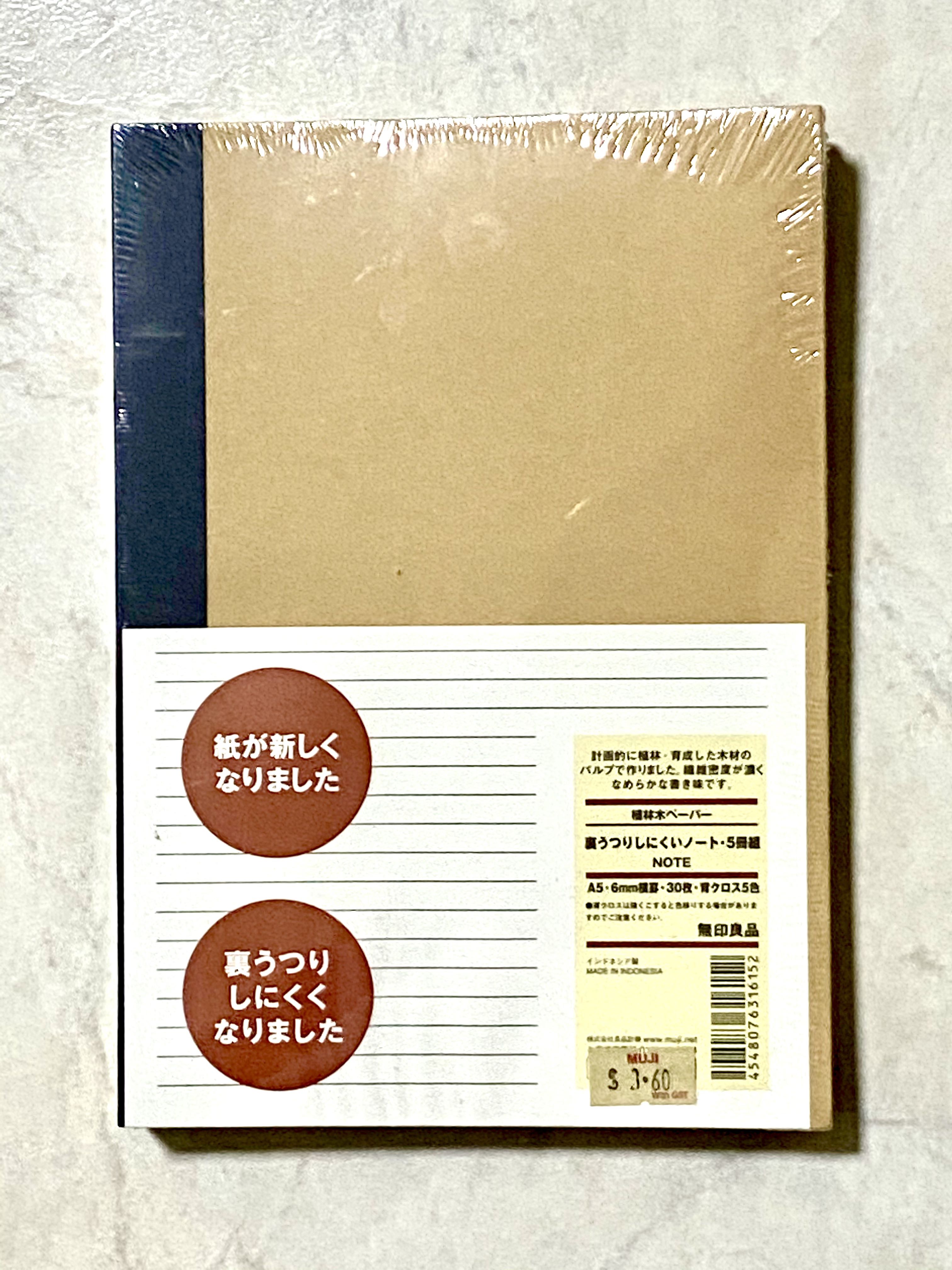 Muji Notebooks (A5), Hobbies & Toys, Stationery & Craft, Stationery ...