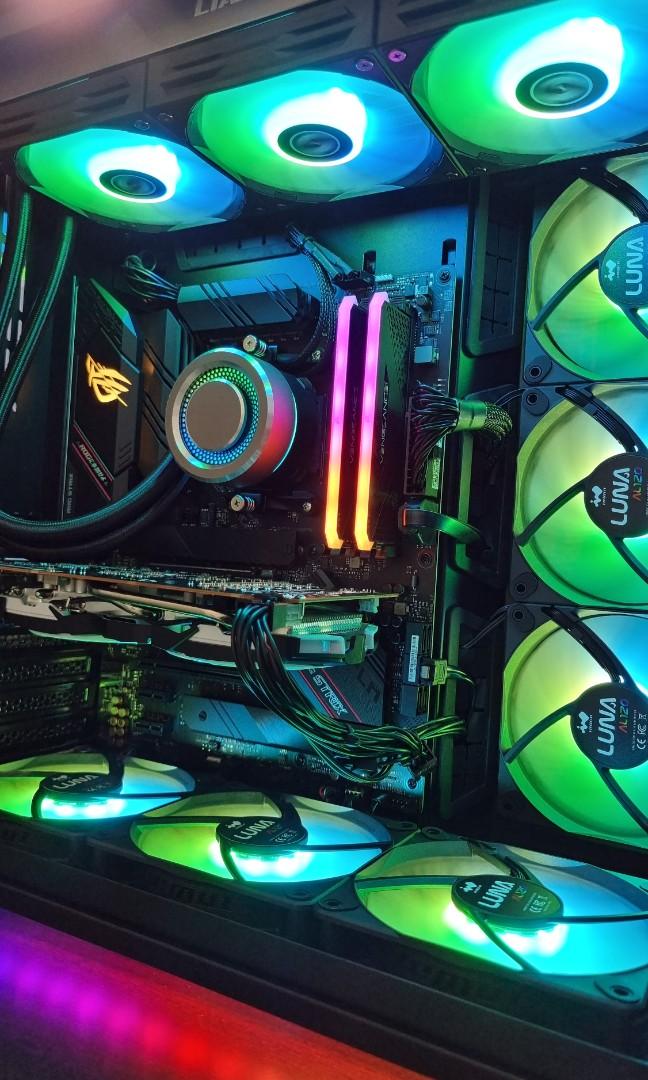 AMD MULTI RGB LIAN LI O11 DYNAMIC RAZER AMD RADEON RX 6600 AMD RYZEN 5 ...