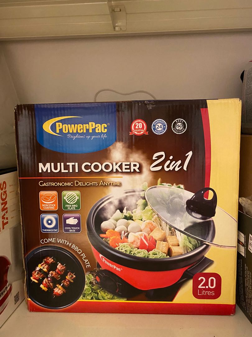 Powerpac Multi Cooker 2-in-1, TV & Home Appliances, Kitchen Appliances ...
