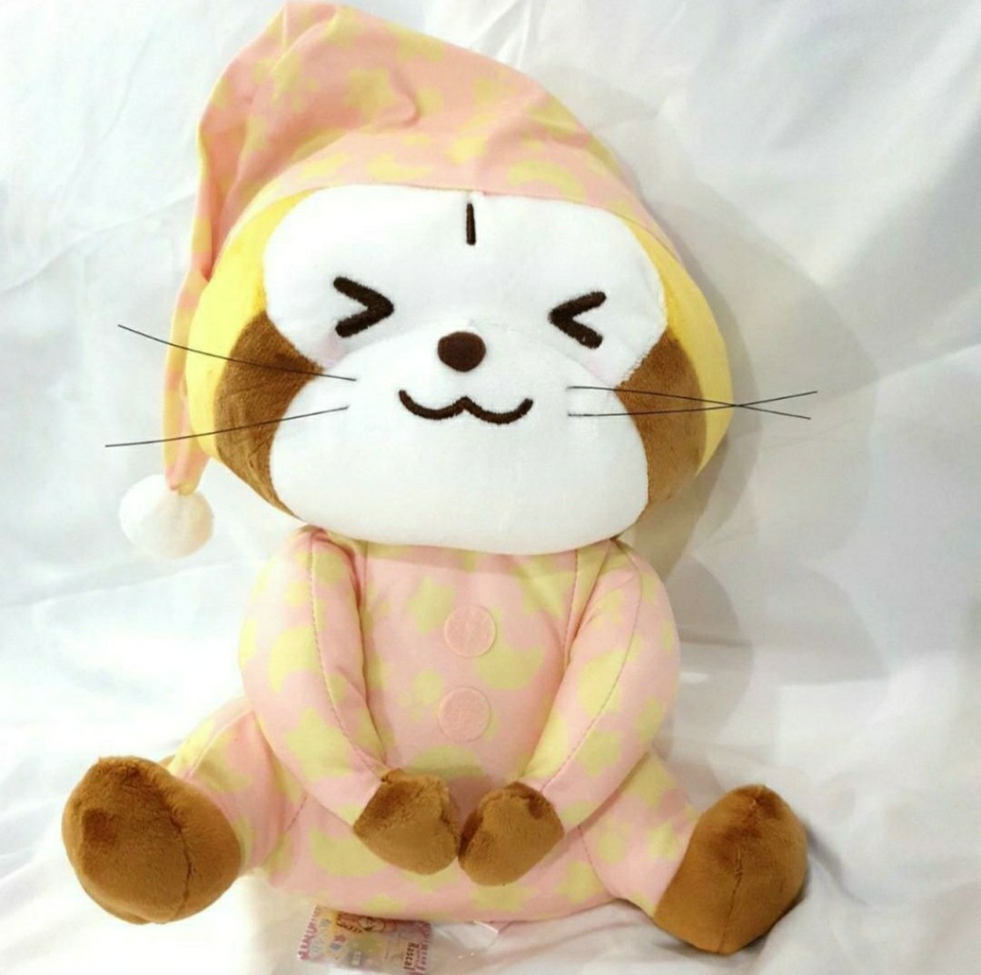 NEW!! *Authentic Japan!* 26cm Pink Rascal the Raccoon Night Pajamas ...