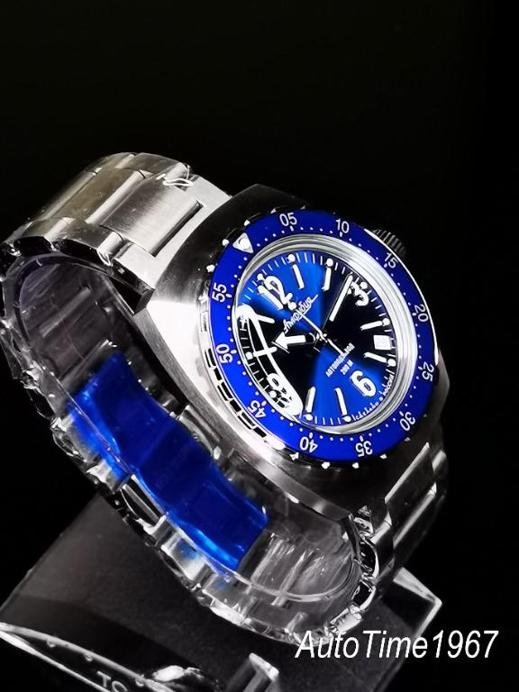 New Launch!!! Vostok(Boctok) Amphibia Classic Blue Military Automatic ...