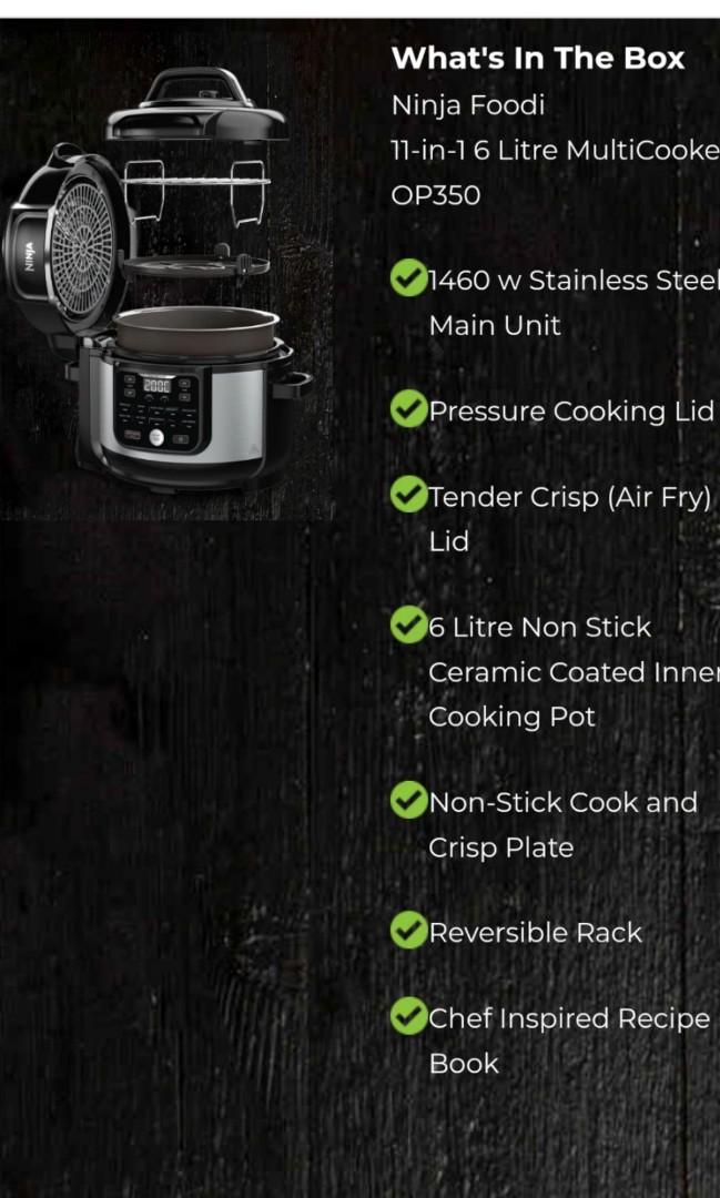 NINJA FOODI 11 in ONE Multi cooker and Air fryer in one pot, TV & Home ...