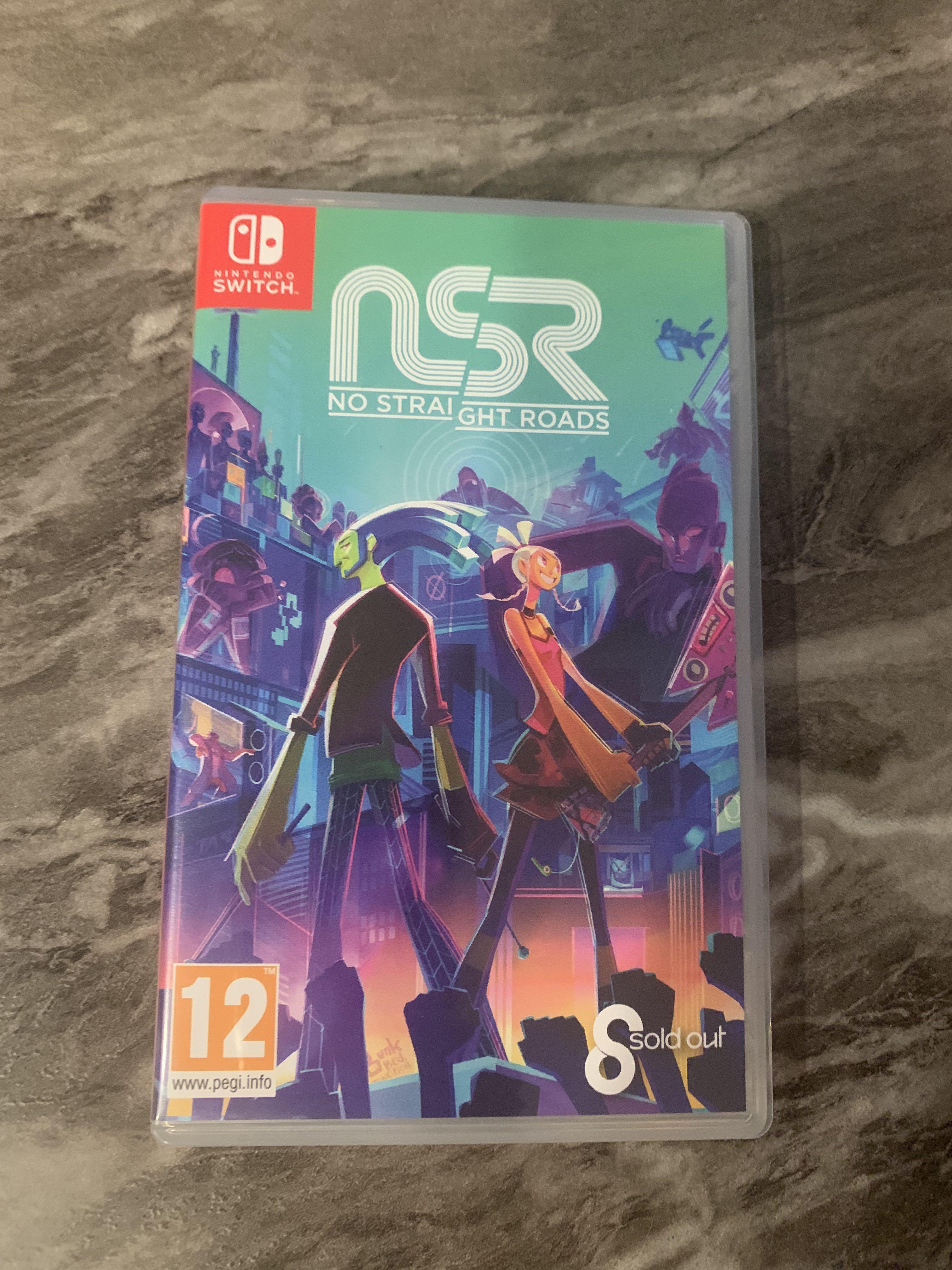 NSR No Straight Roads Nintendo Switch Game Free Mail, Video Gaming ...