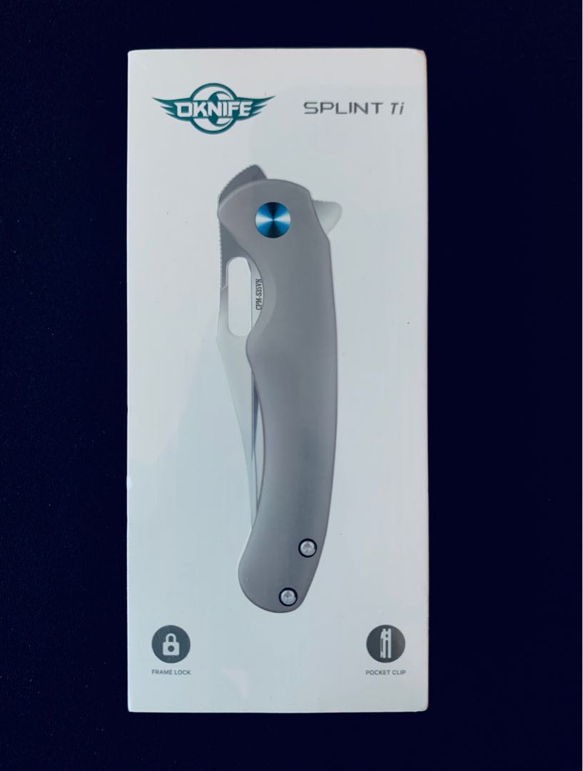Olight Oknife Splint Titanium (Designed by Kizer), Sports Equipment ...