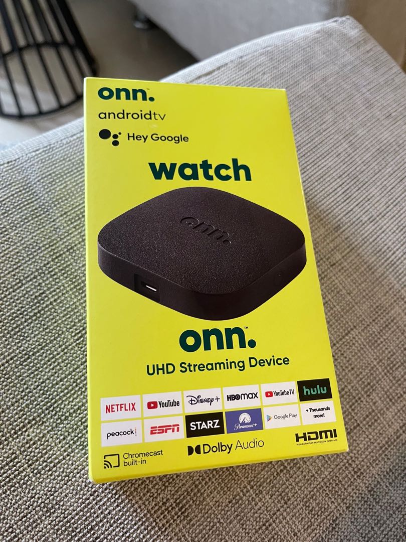 Onn Watch Android TV with built-in Chromecast 4K HDR, TV & Home ...