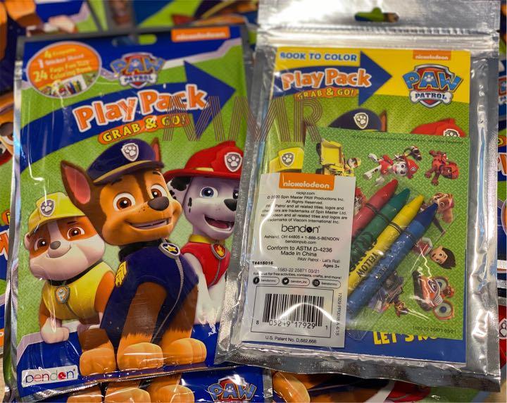 Paw Patrol Crayons PlayPack, 興趣及遊戲, 手作＆自家設計, 其他 - Carousell