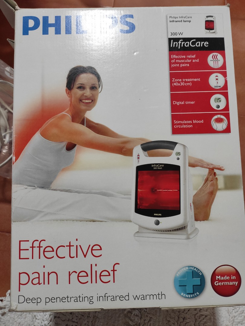 PHILIPS InfraCare InfraRed Lamp, Health & Nutrition, Assistive ...
