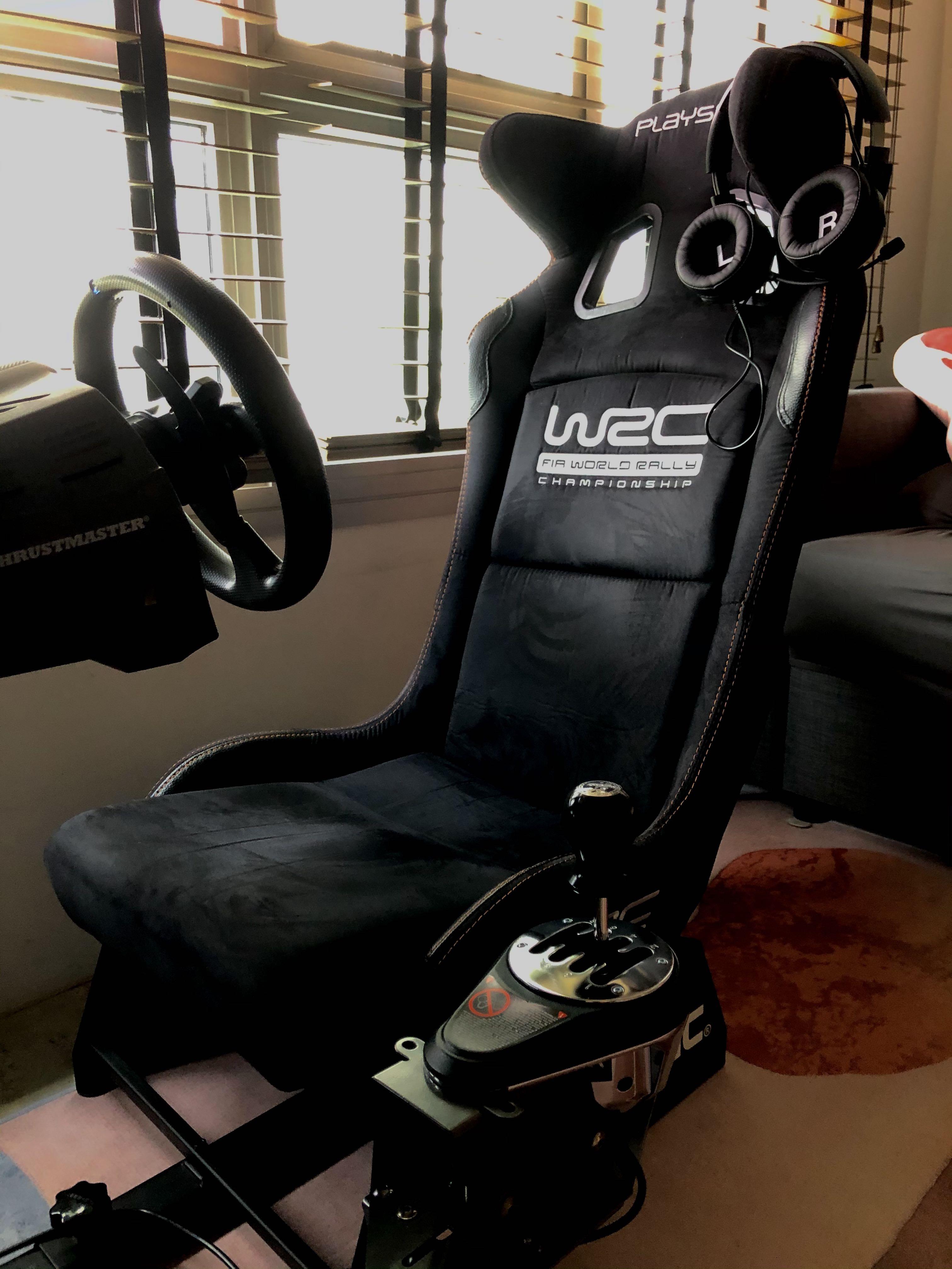 Playseat Evolution WRC sim racing rig, Video Gaming, Gaming Accessories ...