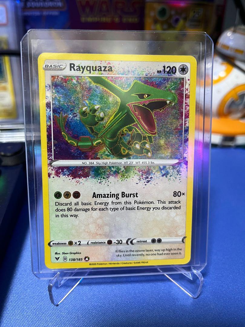 POKEMON 138/185 Rayquaza Amazing Rare, Hobbies & Toys, Toys & Games on ...
