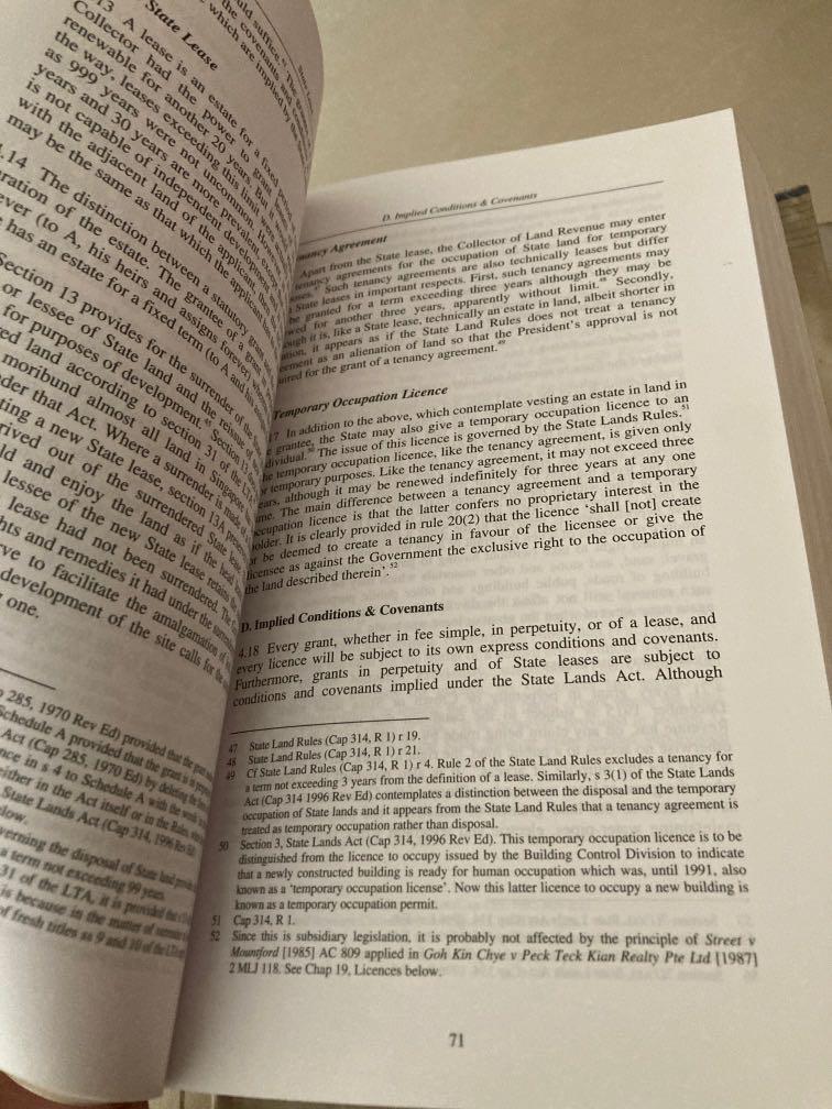 3rd Edition: Principles of Singapore Land Law (Tan Sook Yee): Student ...