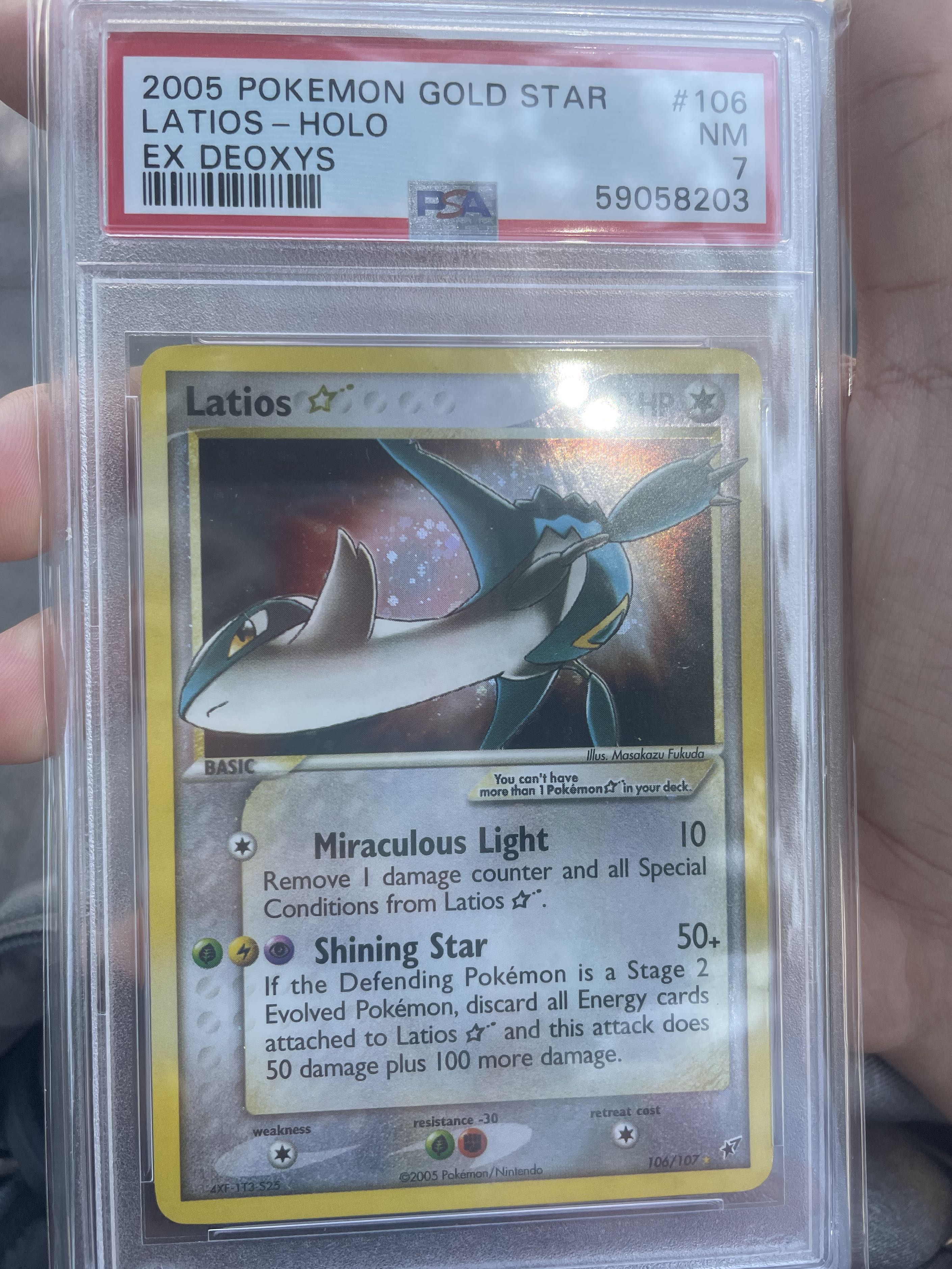 PSA 7 latios gold star Pokémon, Hobbies & Toys, Toys & Games on Carousell