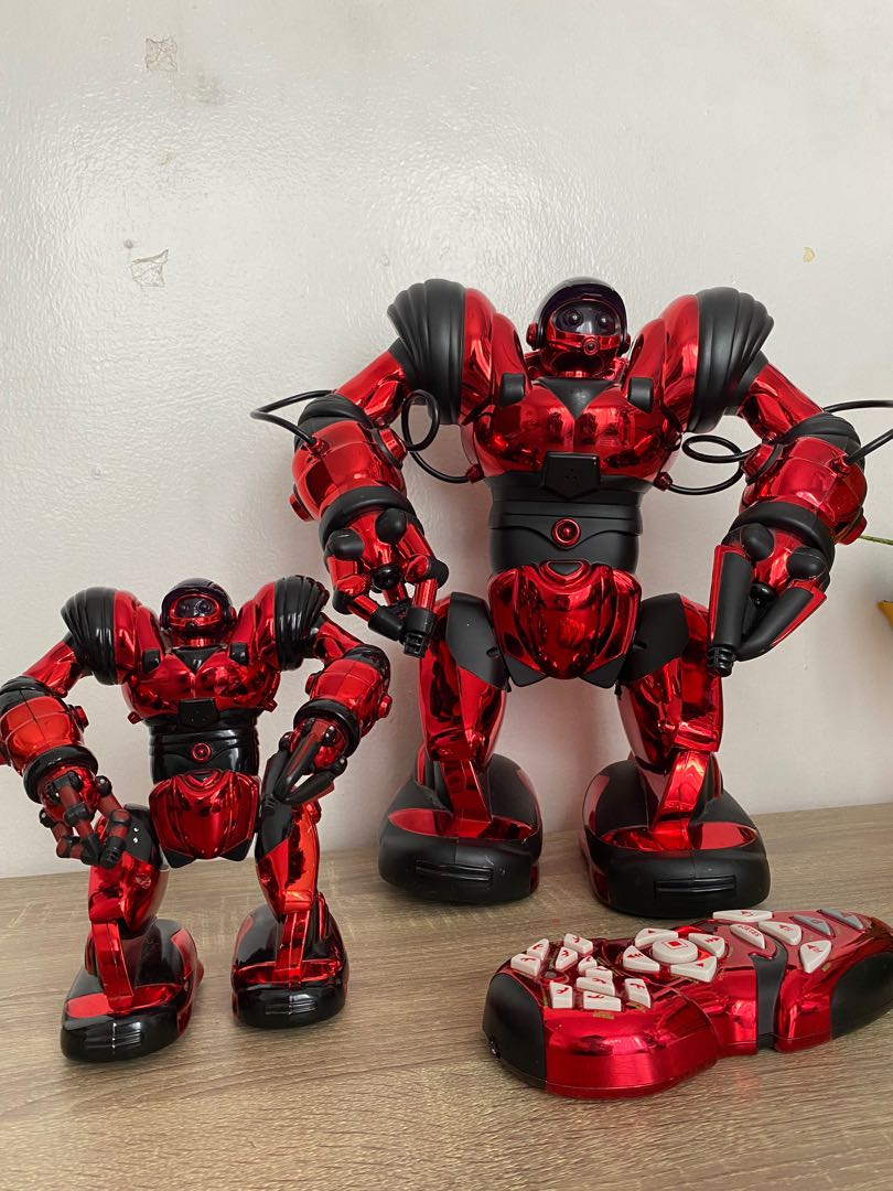 RARE METALLIC RED 14" WOWWEE MARK TILDEN ROBOSAPIEN W/REMOTE, Hobbies ...