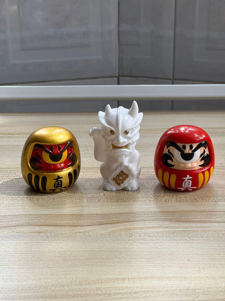 Real x head RXH Sumo Daruma Raccoon Playstudio Oni Sofubi Sofvi ...