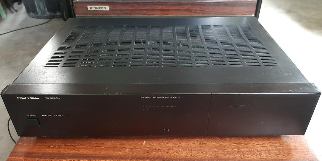 Rotel RB 930AX Power Amplifier, Audio, Soundbars, Speakers & Amplifiers ...
