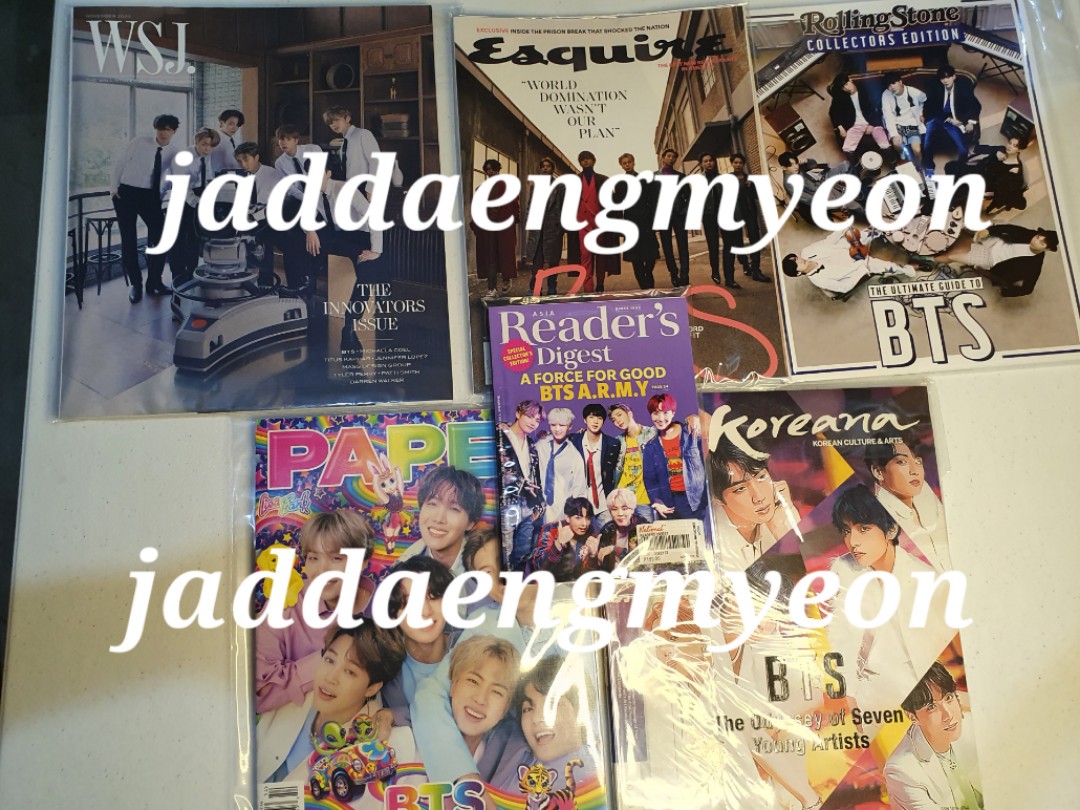 [SET] BTS 2019/2020 Magazine Feature Bundle, Hobbies & Toys ...