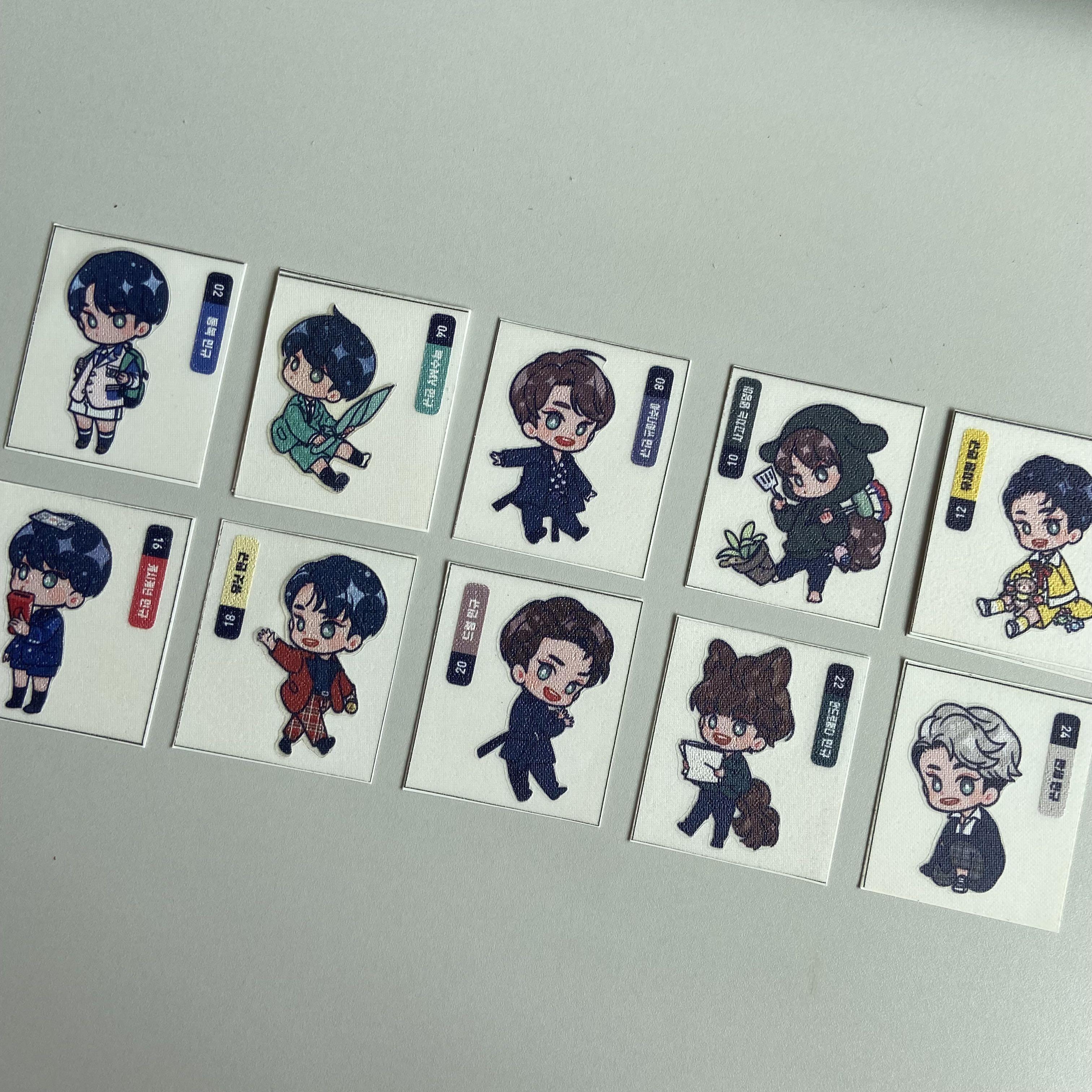 seventeen svt meanie stickers by svt_rung mingyu set, Hobbies & Toys ...