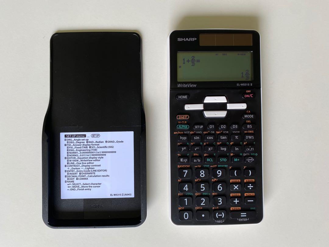 Sharp EL-W531S II Scientific Calculator, Hobbies & Toys, Stationery ...