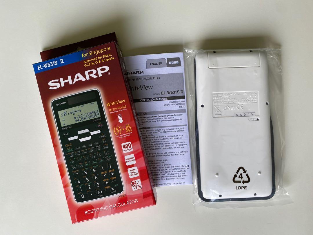 Sharp EL-W531S II Scientific Calculator, Hobbies & Toys, Stationery ...