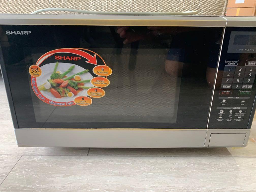 Sharp R-369T Microwave, TV & Home Appliances, Kitchen Appliances, Other ...