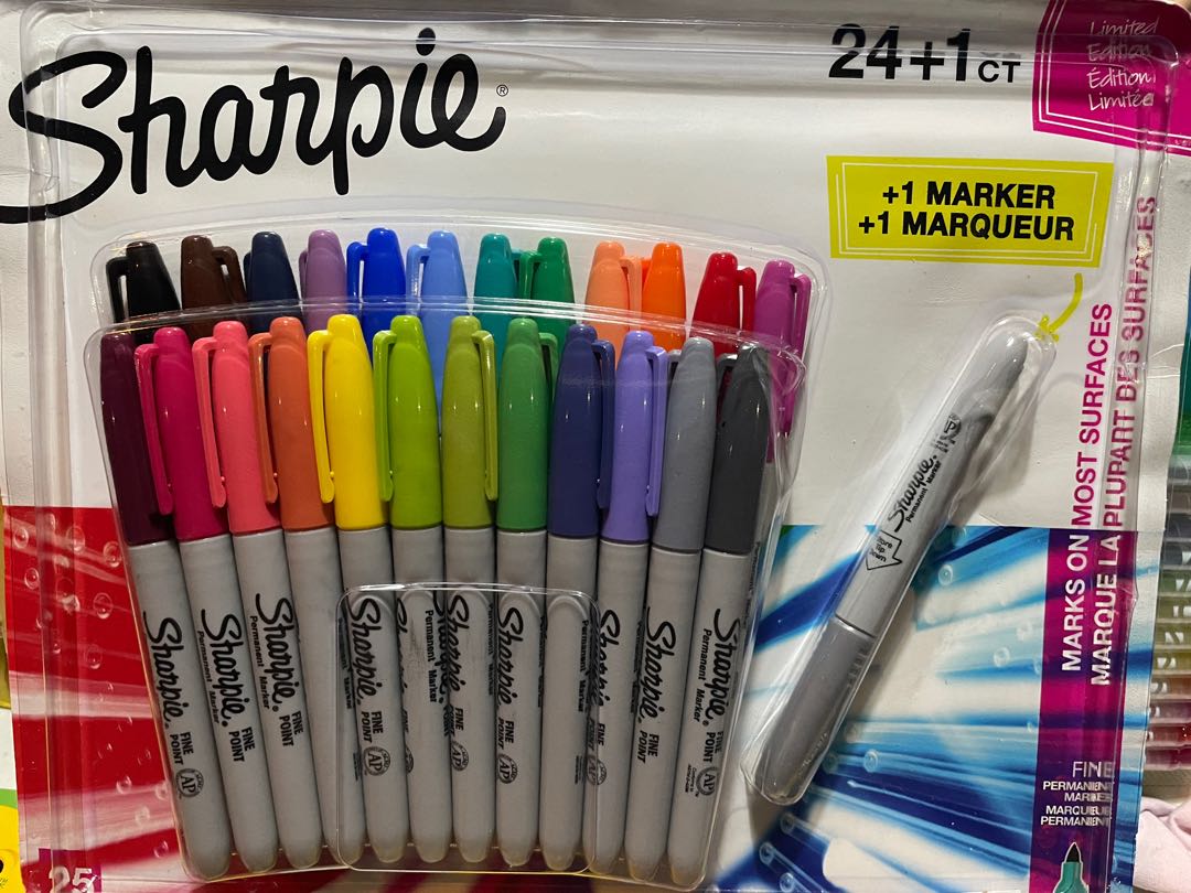 Sharpie 25 pcs, Hobbies & Toys, Stationary & Craft, Stationery & School ...