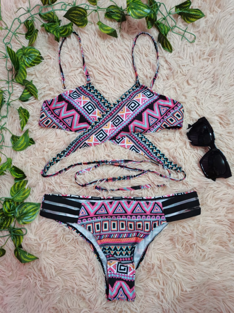 Shien Boho Swimsuit Womens Fashion Swimwear Bikinis And Swimsuits On Carousell