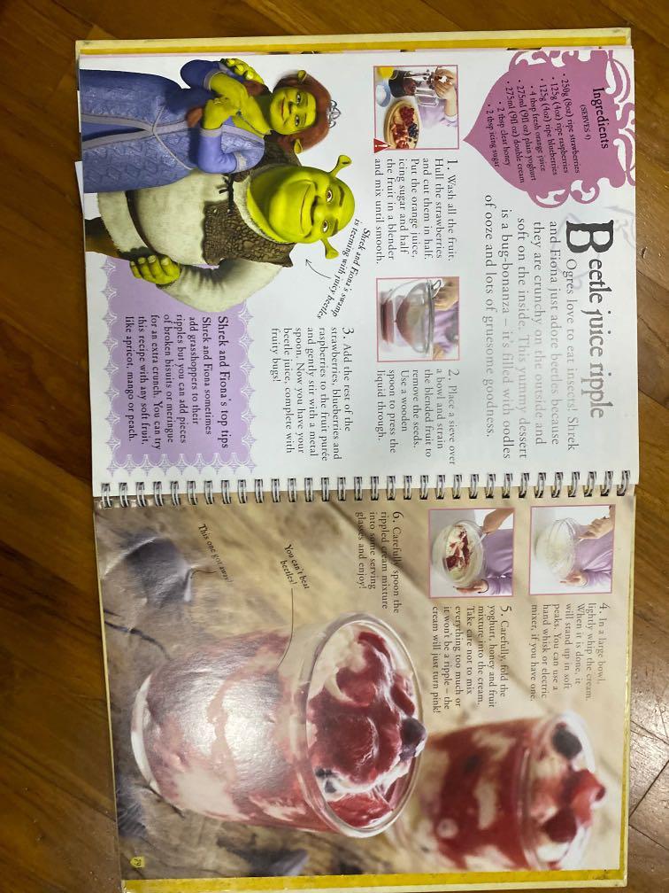 Shrek cookbook, Hobbies & Toys, Books & Magazines, Children's Books on ...