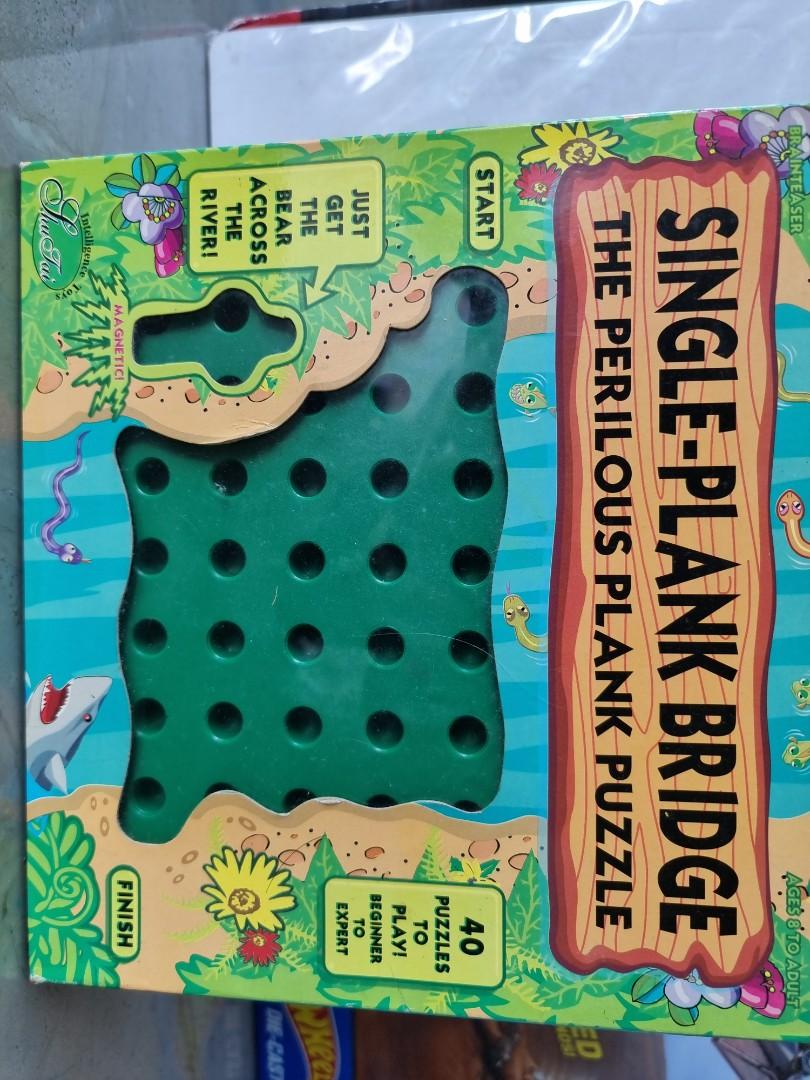 Single plank Bridge. The perilous plank puzzle, Hobbies & Toys, Toys ...