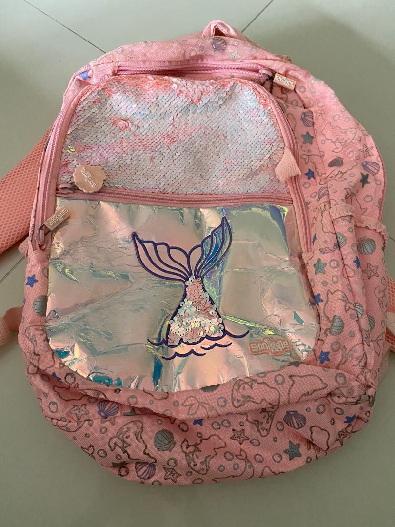 Smiggle mermaid school bag, Hobbies & Toys, Stationery & Craft ...