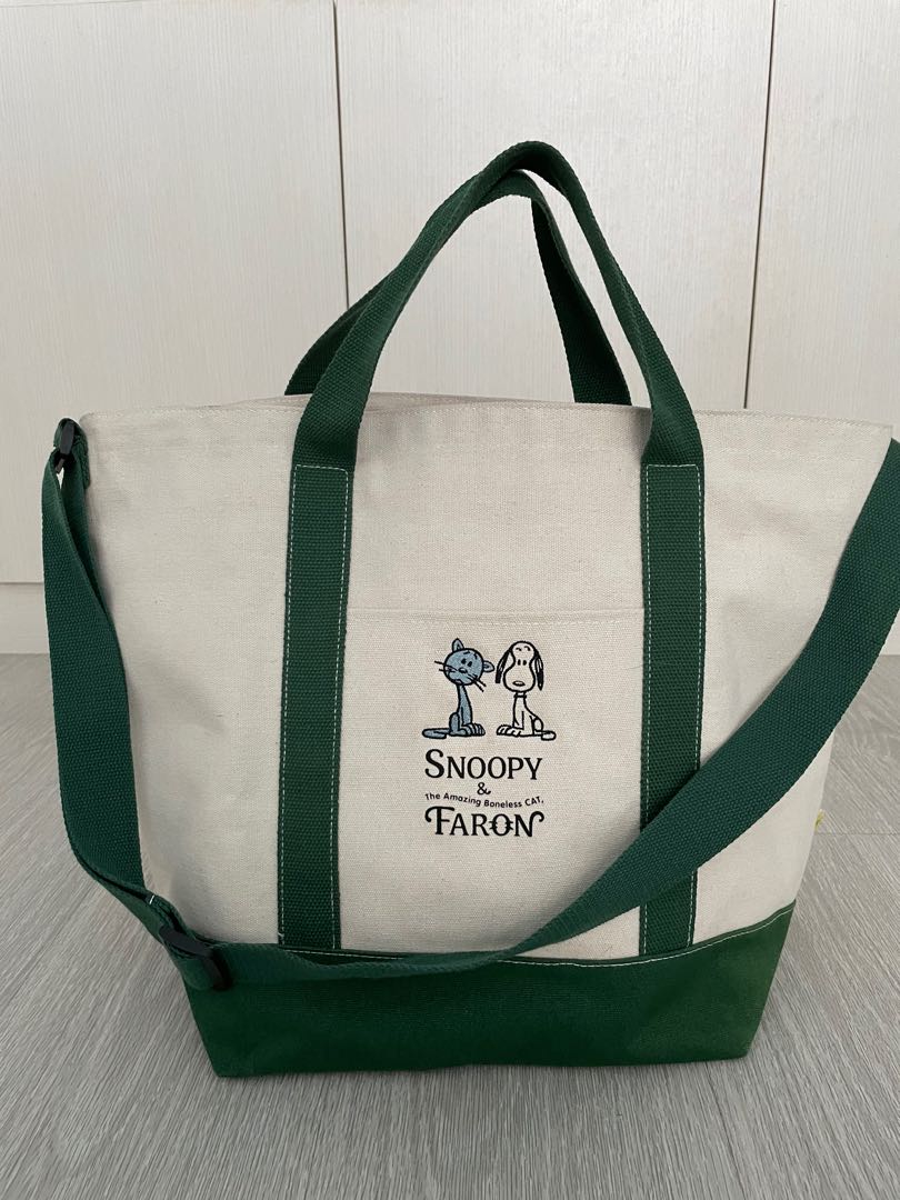 Snoopy and Faron weekender canvas shoulder sling tote bag, Women's ...