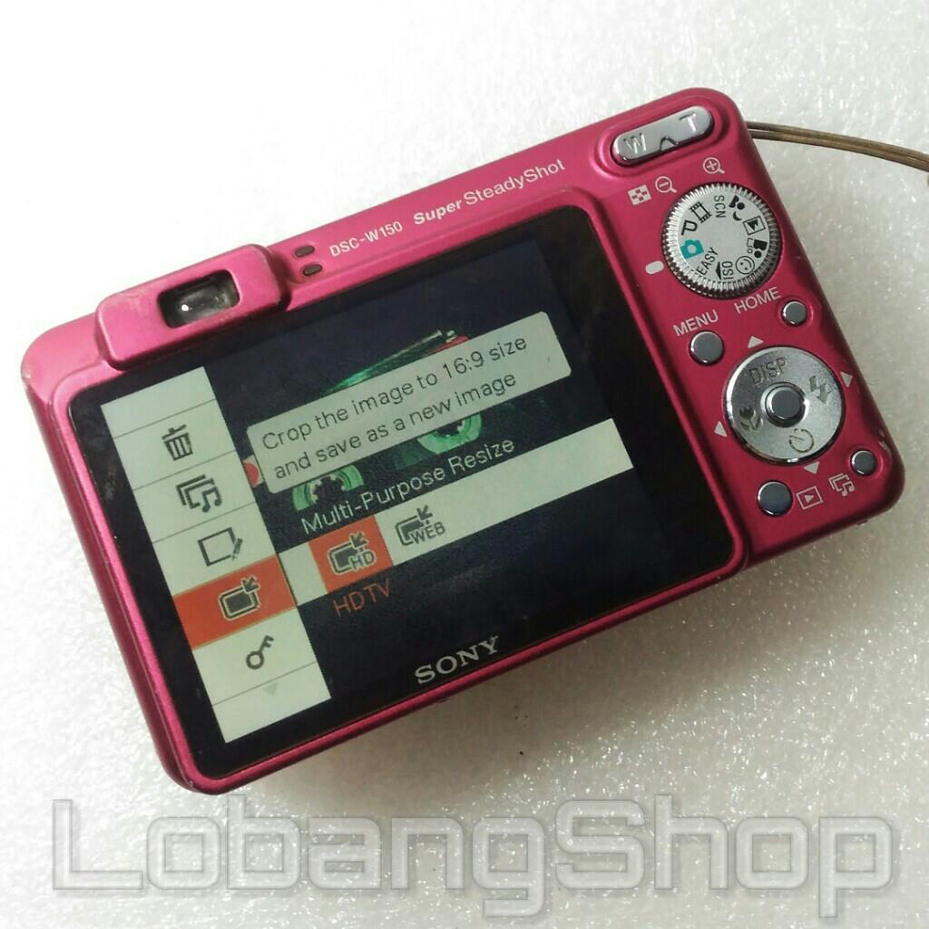 SONY CyberShot DSC-W150 Digital Camera 8.1 Mega Pixels 5x Optical Zoom Lens, Photography ...