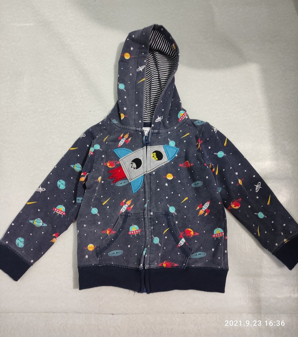 Spaceship hood jacket boy kids, Babies & Kids, Babies & Kids Fashion on ...