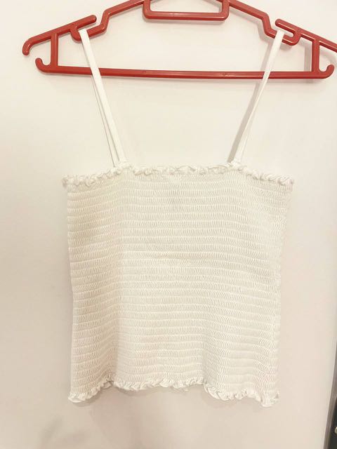 spaghetti tube top, Women's Fashion, Tops, Sleeveless on Carousell