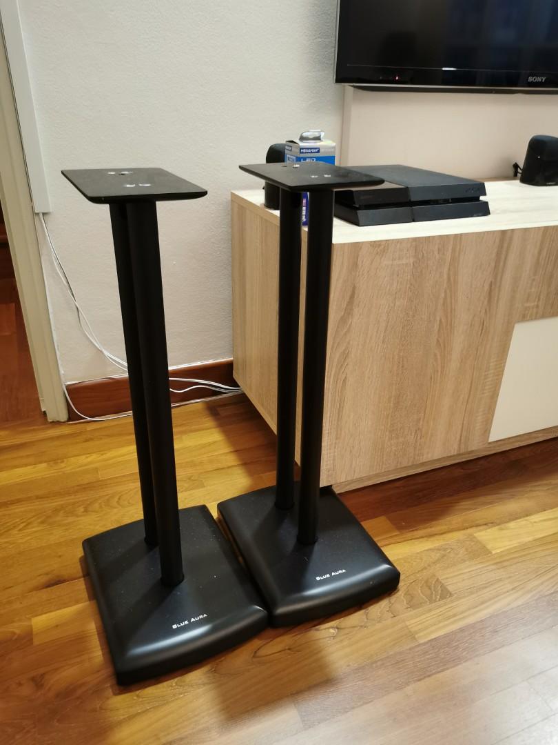 Speakers stand (blue aura), Hobbies & Toys, Music & Media, Music ...