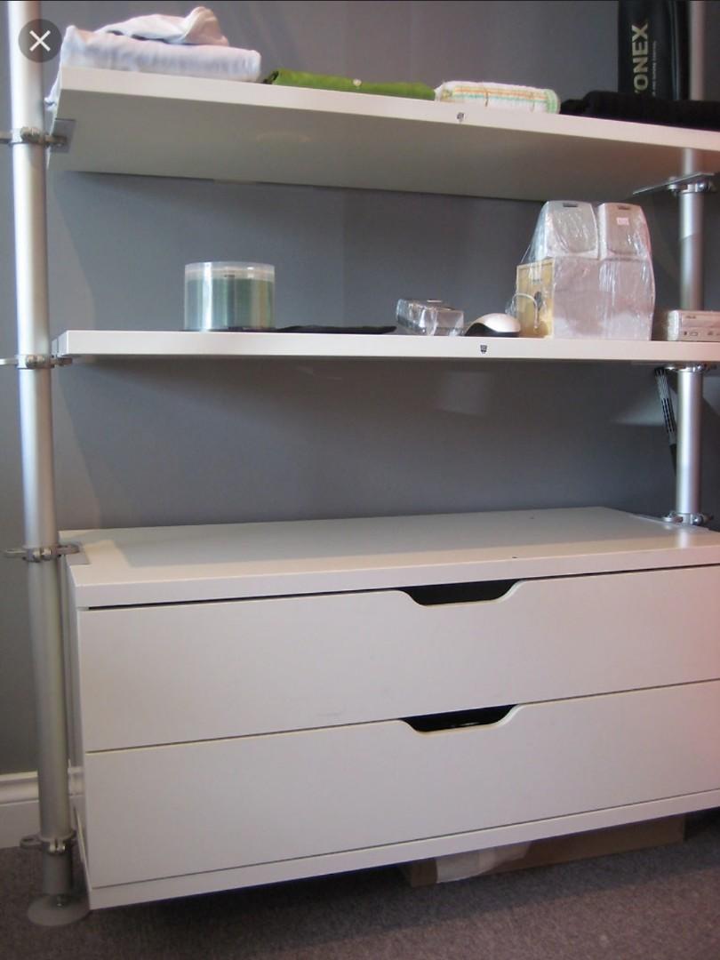 Stolmen Storage Shelving Pole System @ 90% OFF (click "read more ...