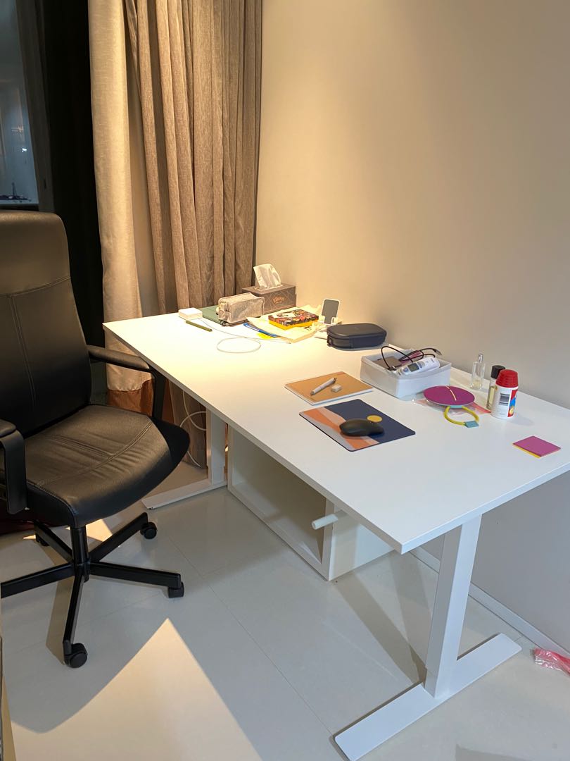 Adjustable table , Furniture & Home Living, Furniture, Tables & Sets on ...