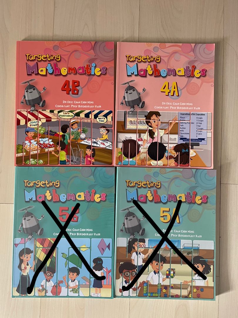 Targeting Mathematics 4A 4B 5A 5B, Hobbies & Toys, Books & Magazines ...