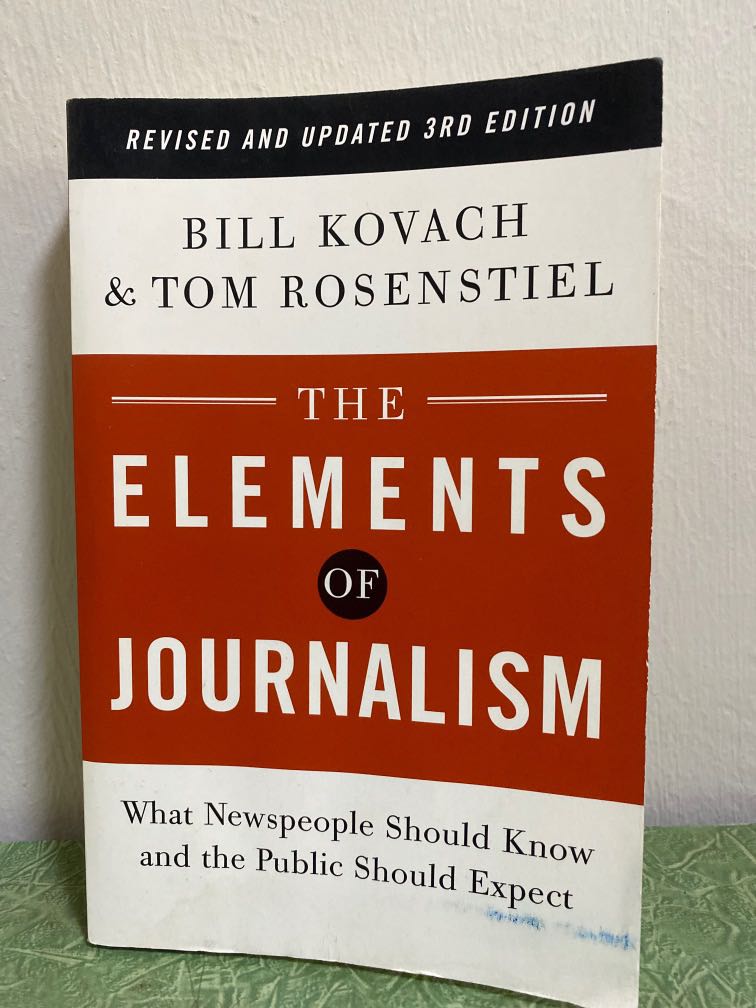 The Elements of Journalism Murdoch Textbook, Hobbies & Toys, Books ...