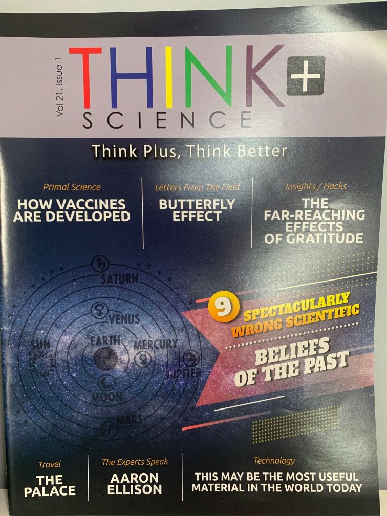 Think science vol 21, issue 1, 2020, Hobbies & Toys, Books & Magazines ...